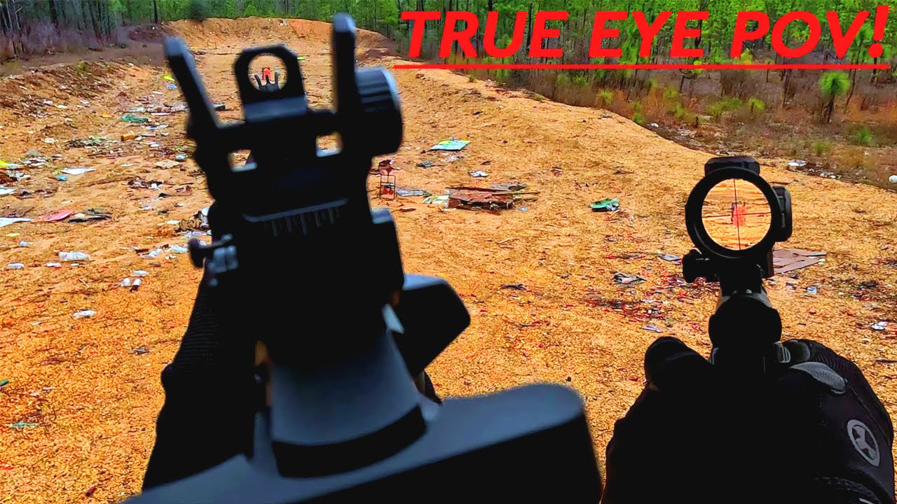 Gopro FIRST TRUE EYE LINE OF SIGHT POV! Great for Shooting Guns! - YouTube