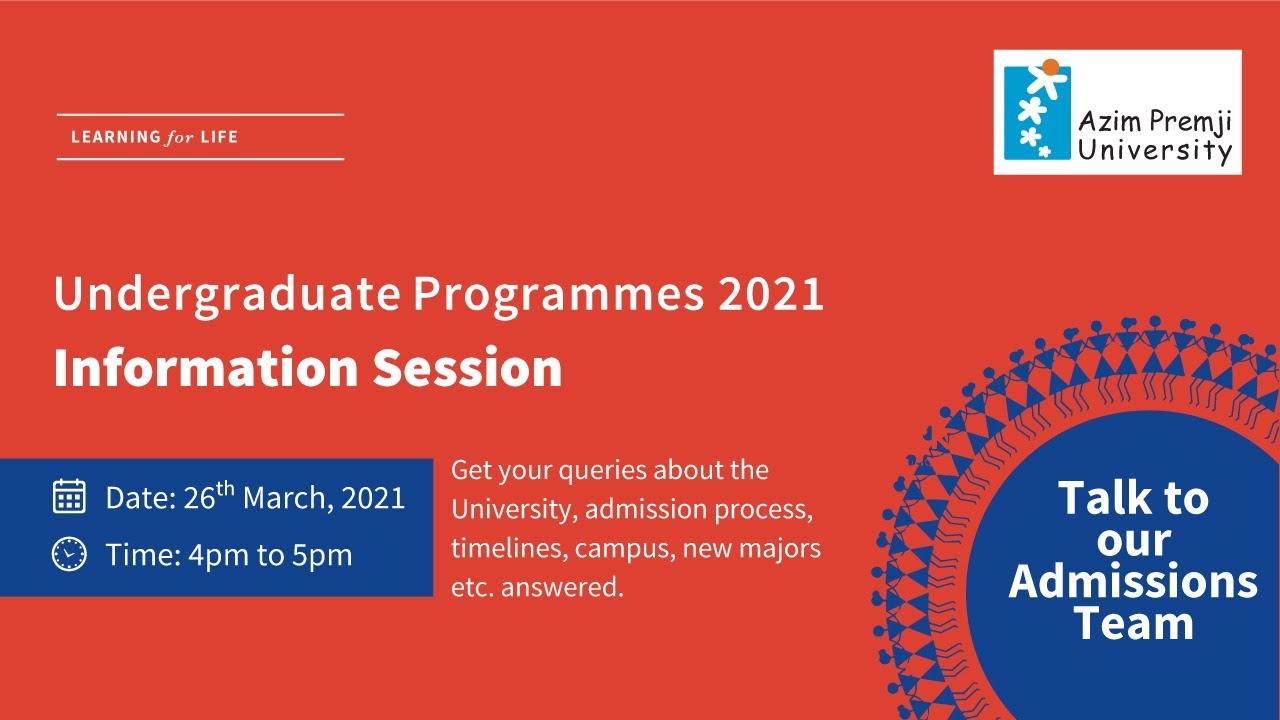 Information Session on Undergraduate Programmes 2021 - Talk to our ...