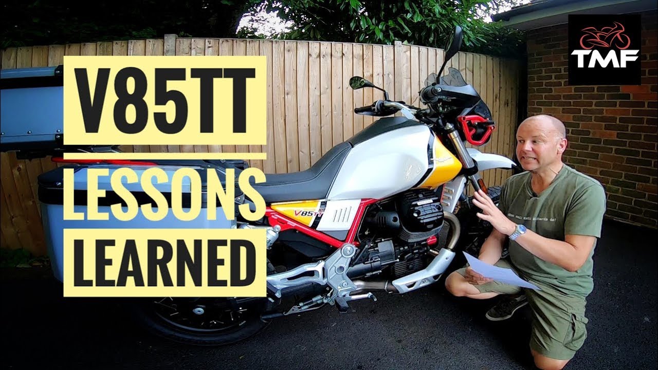 Moto Guzzi V85 TT - Lessons Learned Review - YouTube
