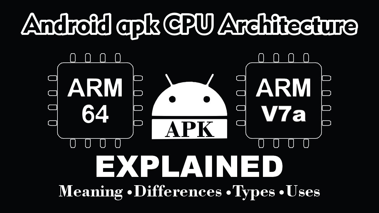 Arm64 and Armv7a Apk Explained - YouTube