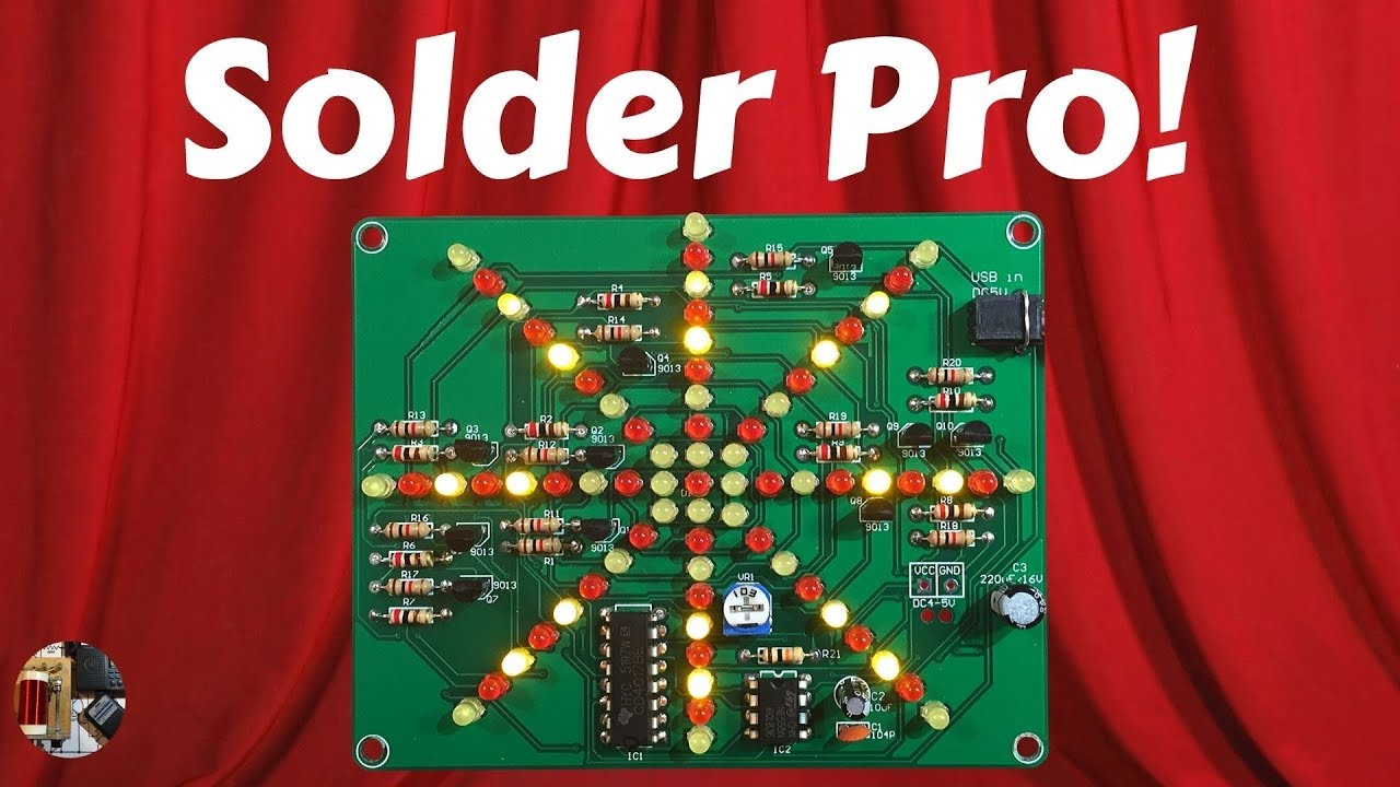 ICStation 73 LED Solder Practice Kit Build & Review - YouTube