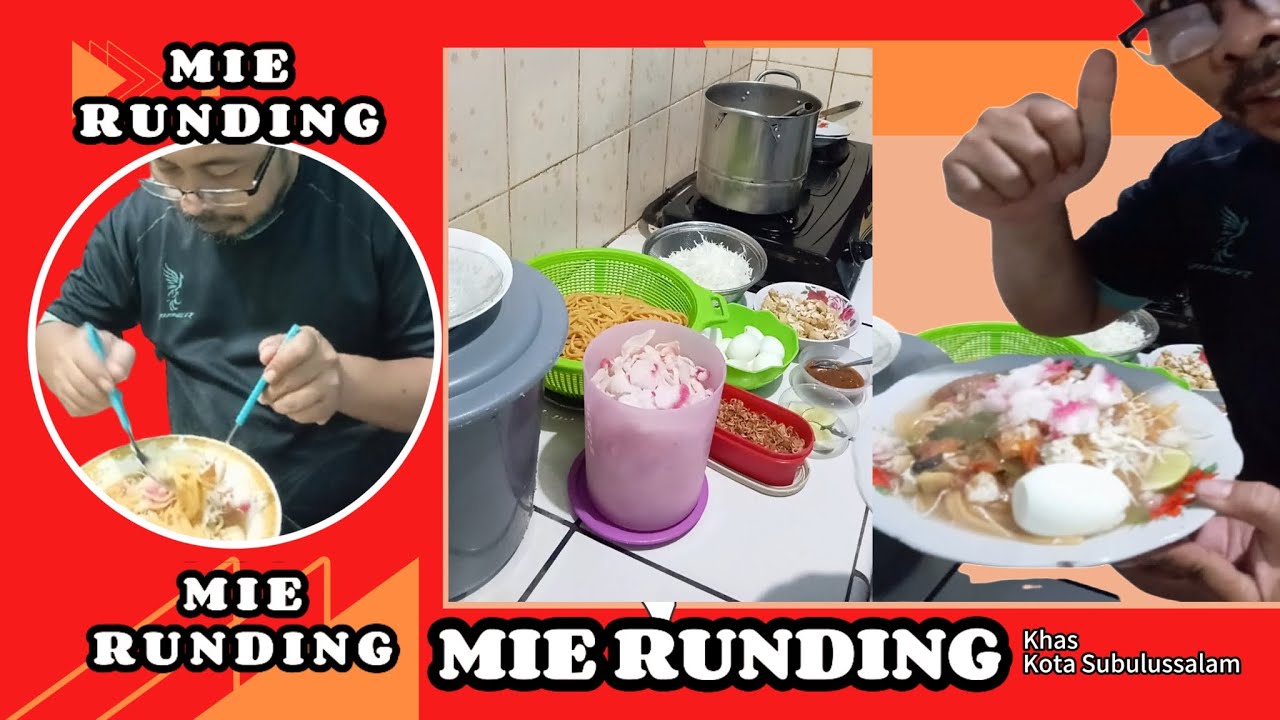 cara masak mie runding - YouTube