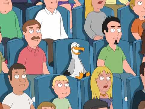 Family Guy - A seagull at an Adam Sandler movie