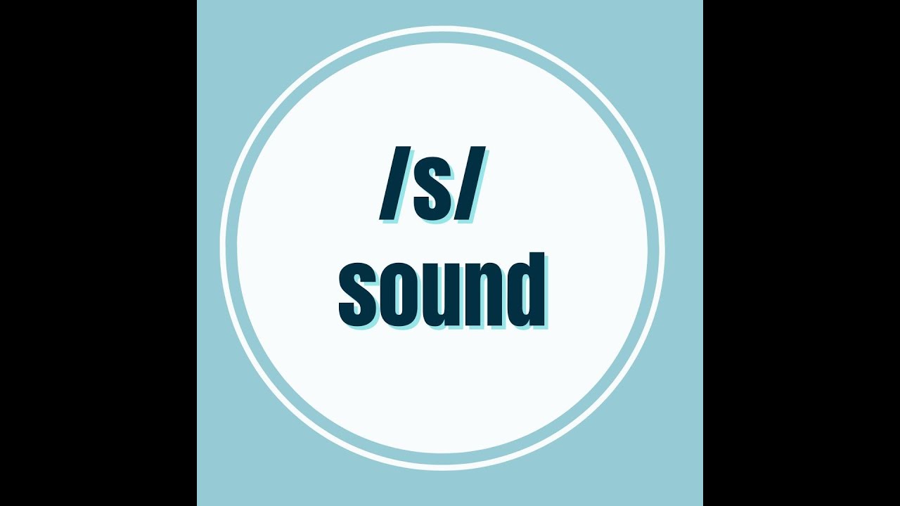 Basic How To Make /s/ sound - YouTube