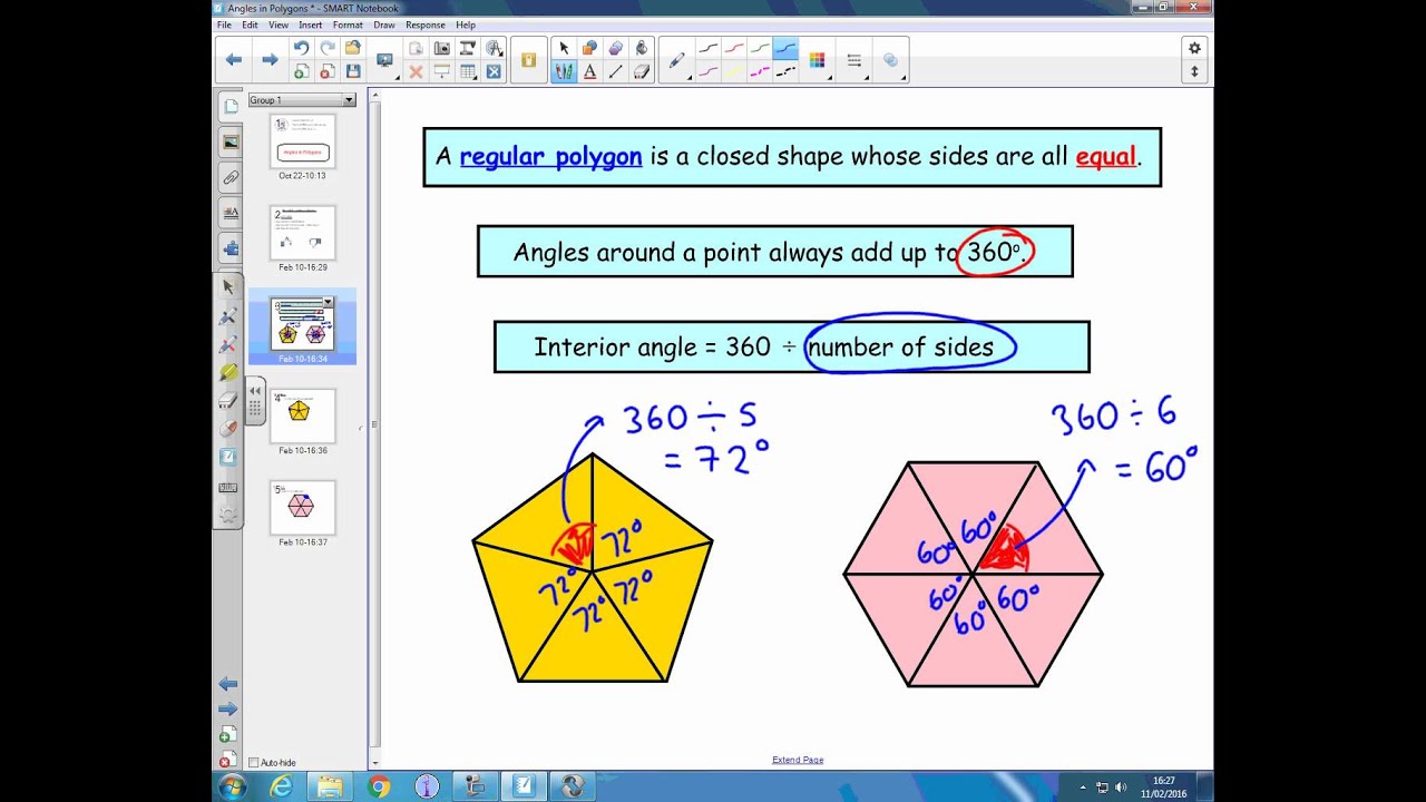 National 5 Mathematics - Angles in Polygons - YouTube