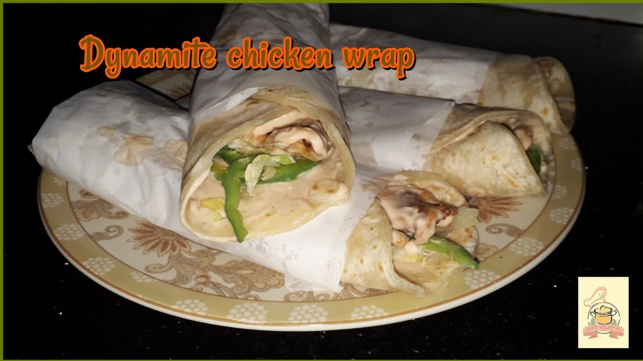 Dynamite chicken wrap recipe by shanza izhar | easy simple and ...