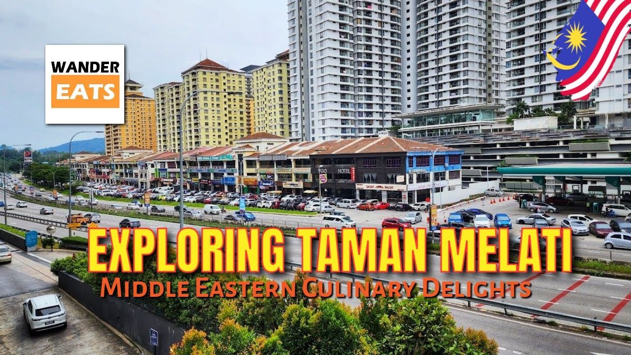Vlog: TAMAN MELATI Walk from KL East Mall plus Middle Eastern Lunch ...