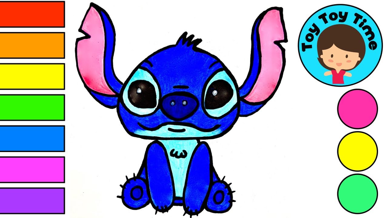How to Draw Stitch from Lilo and Stitch Easy | Best Step by Step ...