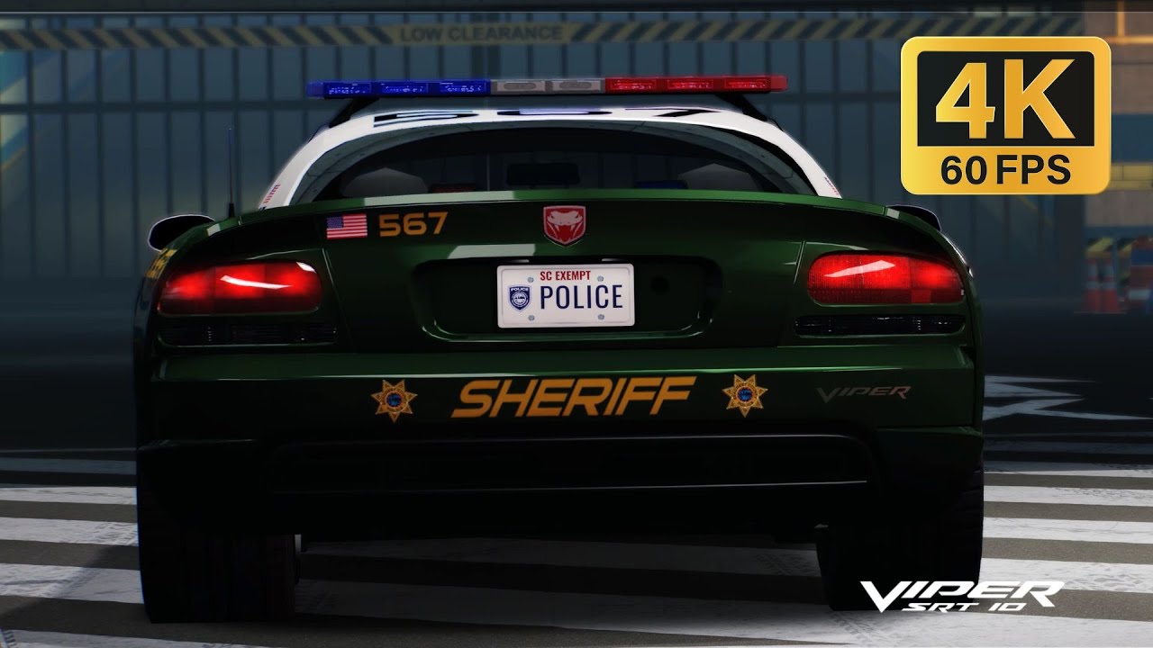 Dodge Viper SRT10 SHERIFF Car/Need for Speed Hot Pursuit Remastered ...