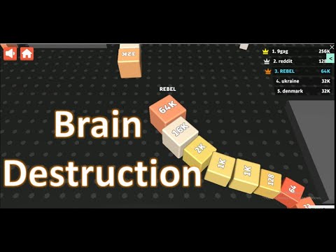 Cubes 2048.io - Brain Destruction - Very difficult version - YouTube