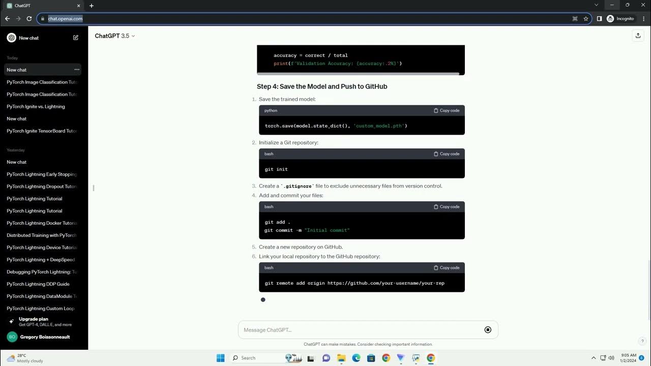 pytorch image classification custom dataset github - YouTube