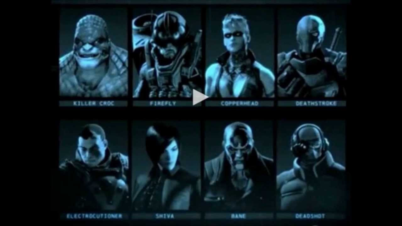 Batman Arkham Orgins: ALL 8 assassins are revealed! - YouTube