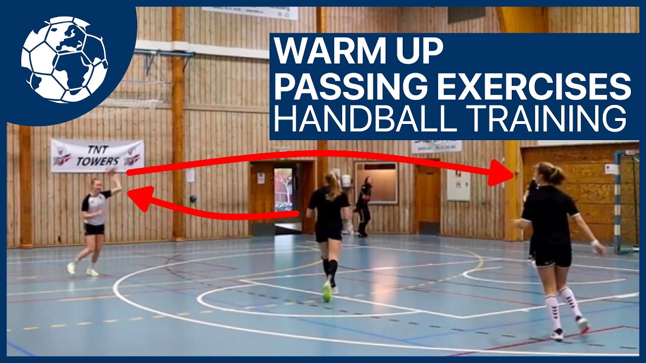 Passing Exercises with 2 Balls in Handball - Warm Up Training - WANG ...
