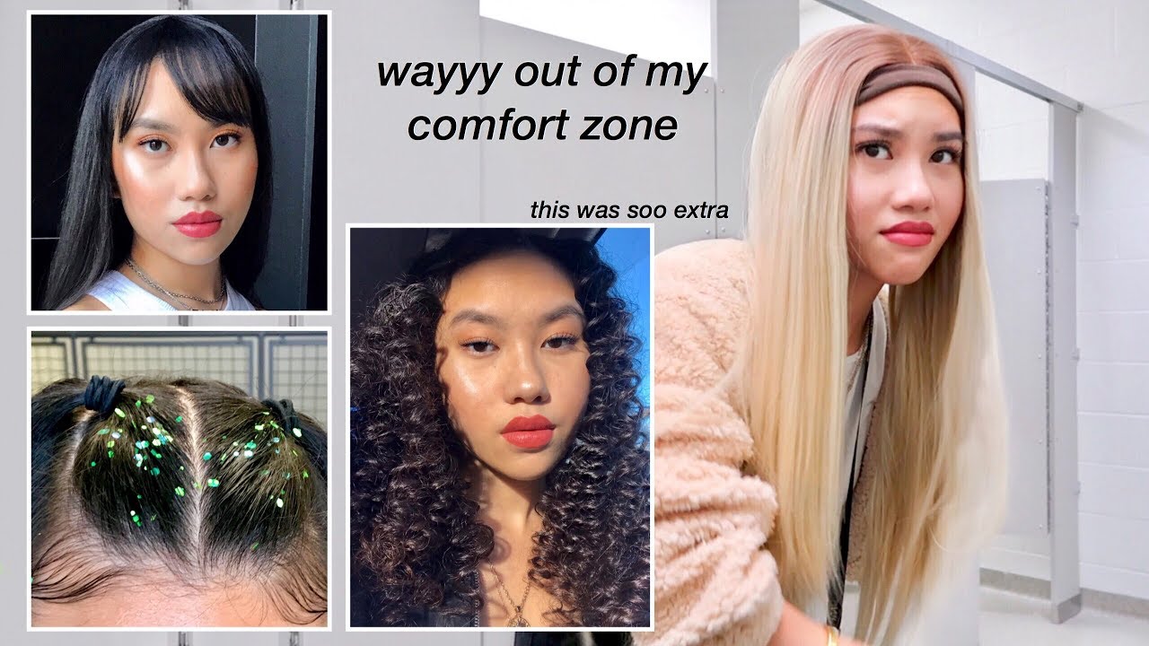 trying a new hairstyle everyday for a week - YouTube