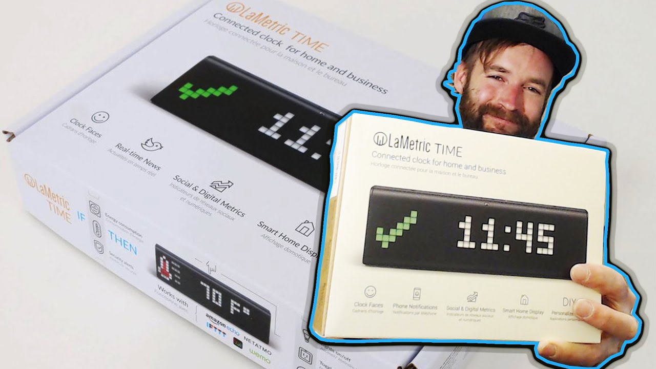 LaMetric TIME/Youtube Live Sub Counter - Unboxing! - YouTube