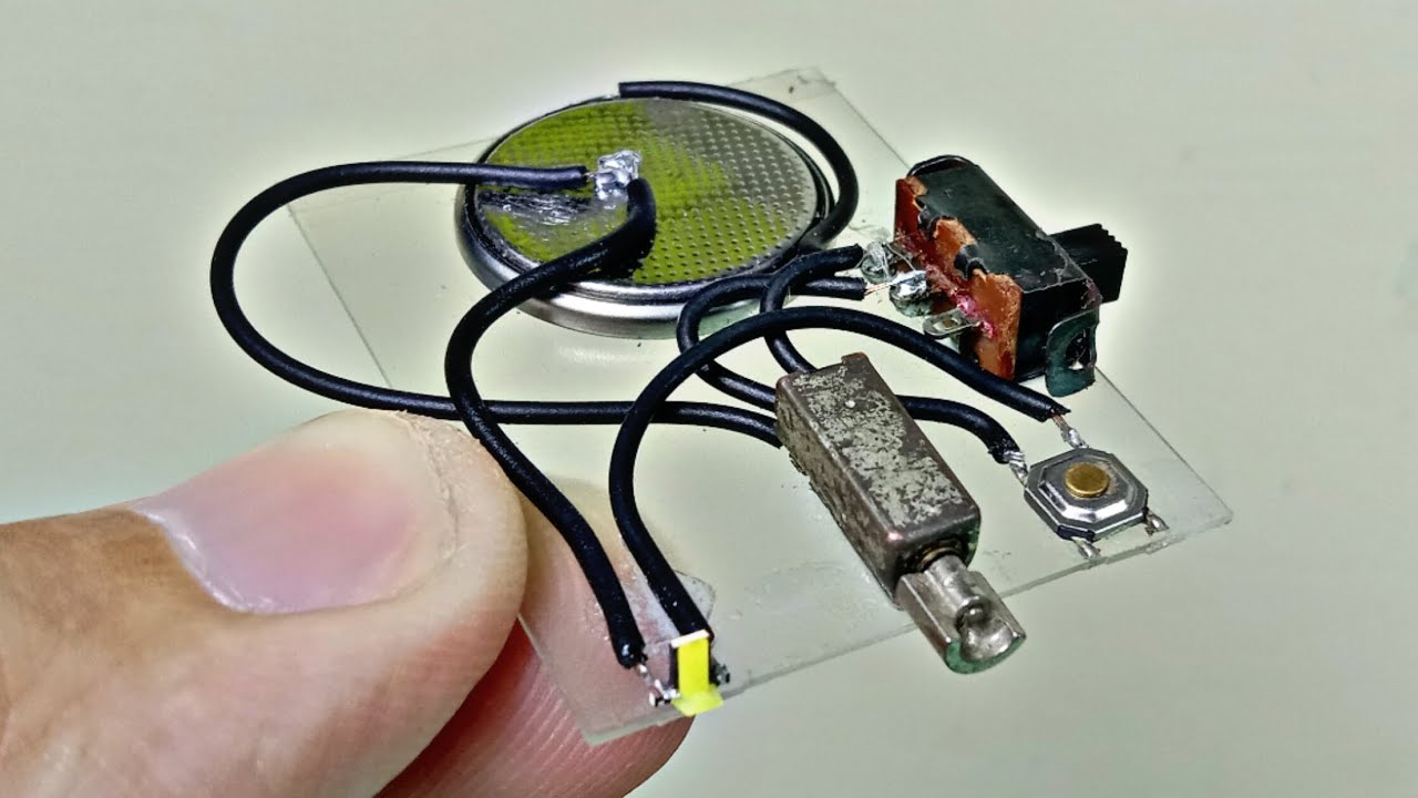 HOW TO MAKE AN ELECTRONIC CIRCUIT OF A VIBRATION MACHINE AND A ...