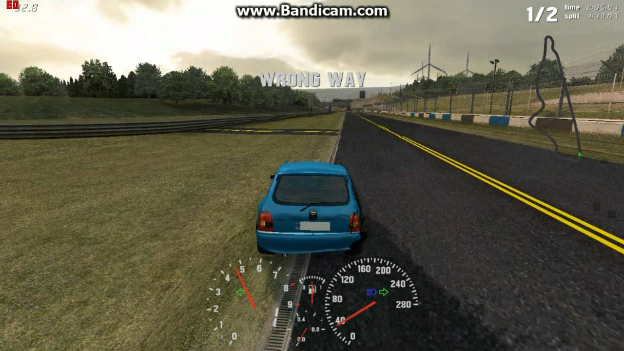 LFS-opel corsa(mod) crash test - YouTube