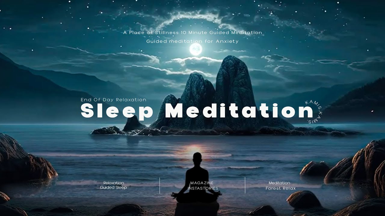 Guided Sleep Meditation, Release Anxiety, Stress With Affirmations ...