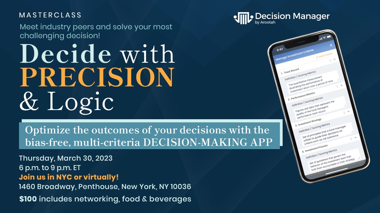 Decide with Precision & Logic App & Workshop 50% OFF - YouTube
