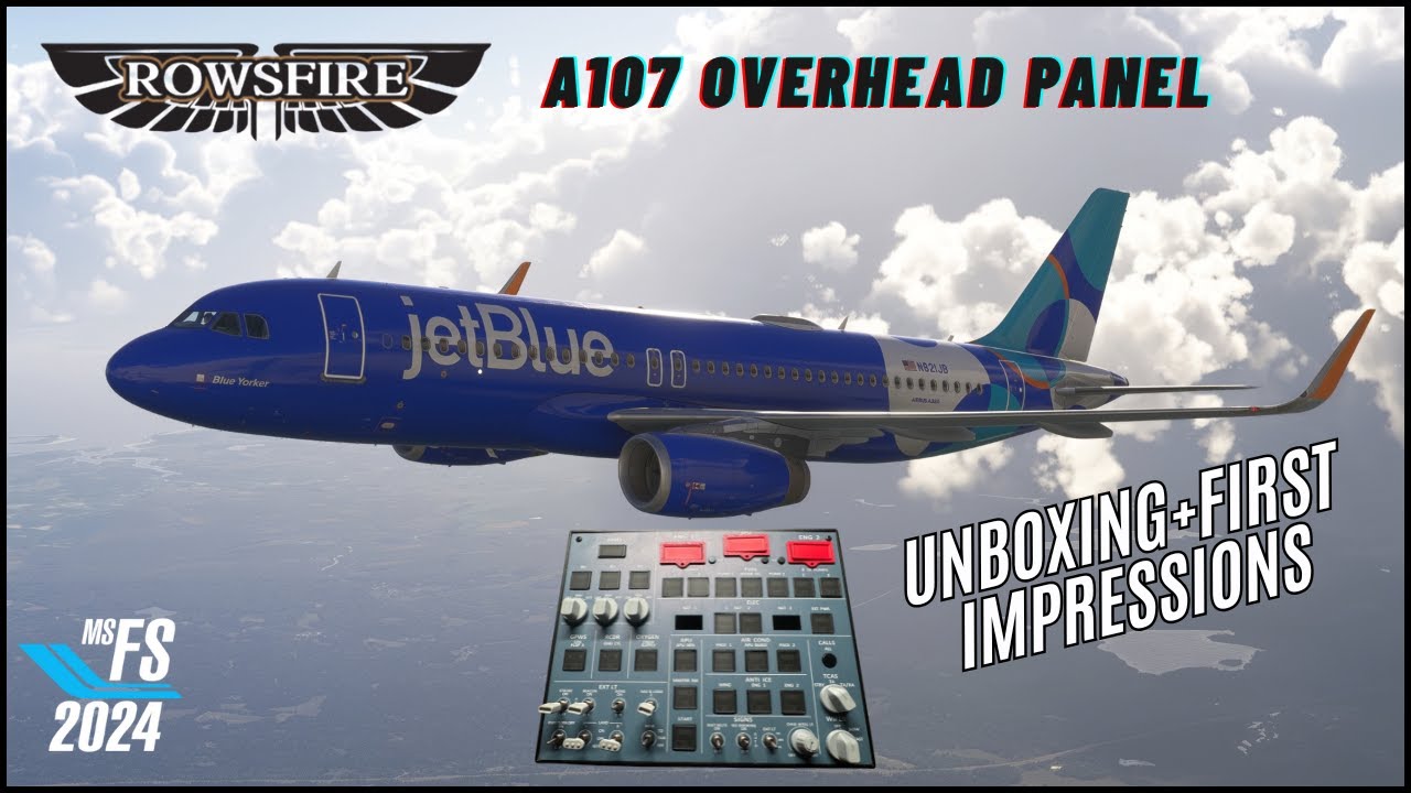 Rowsfire A107 Overhead Panel - Is It Any Good? - Unboxing + First Impressions - YouTube