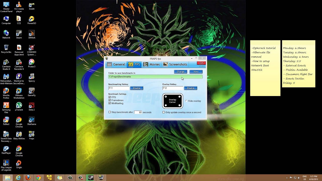 HOW-TO: Install and use Fraps FREE version - Beginners Guide - YouTube