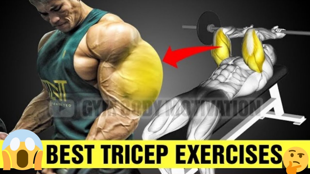 💪most effective tricep exercises for bigger arms 🔥 - YouTube