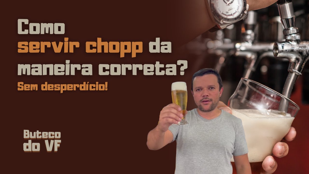 Como servir chopp sem desperdício - Regulagem da chopeira - YouTube