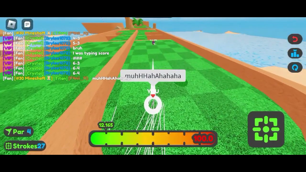 Collision showdown Roblox super golf - YouTube