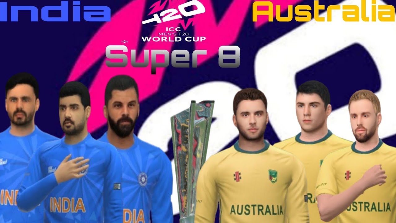 India vs Australia match in T20 World 2024 Super 8 |ICC T20 World cup ...