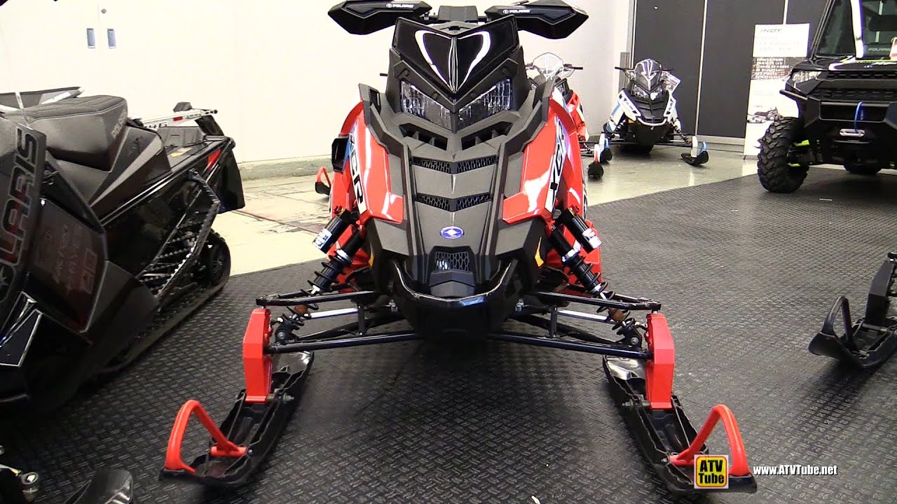 Polaris XCR 850 Snowmobile Walkaround Tour - 2020 Model - YouTube