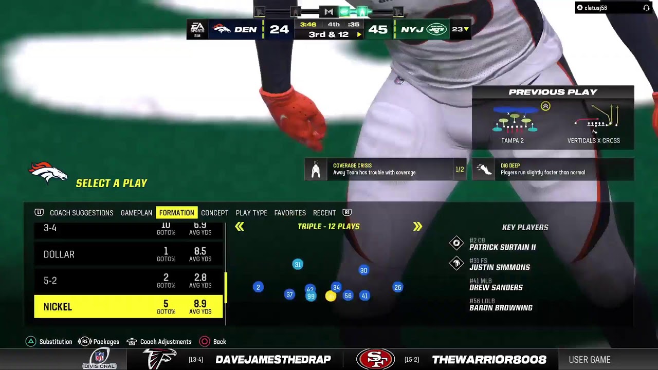 madden 24 Usfl season 3 division rd - YouTube