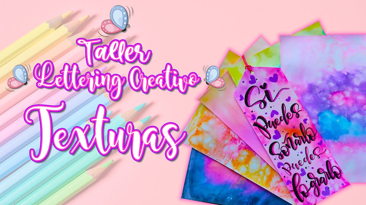 Taller Lettering Creativo- Lección 4 - Texturas💕 - YouTube