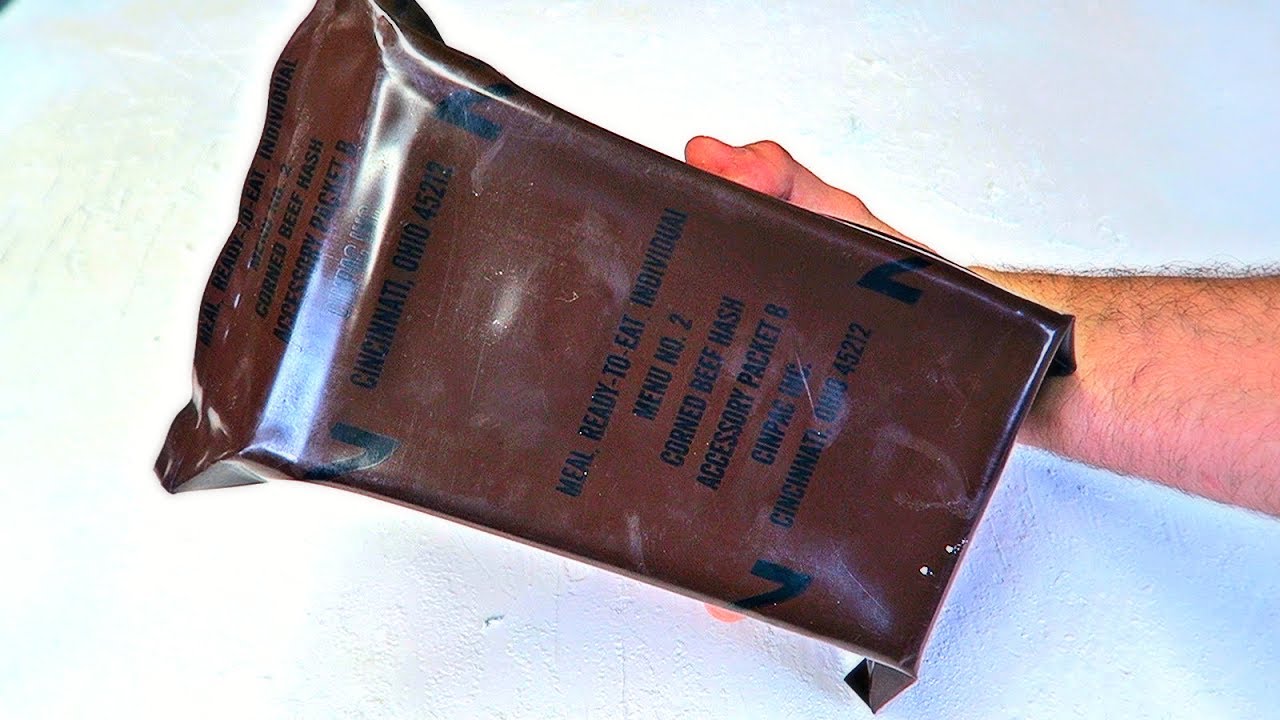Opening 25 Year Old US MRE - YouTube