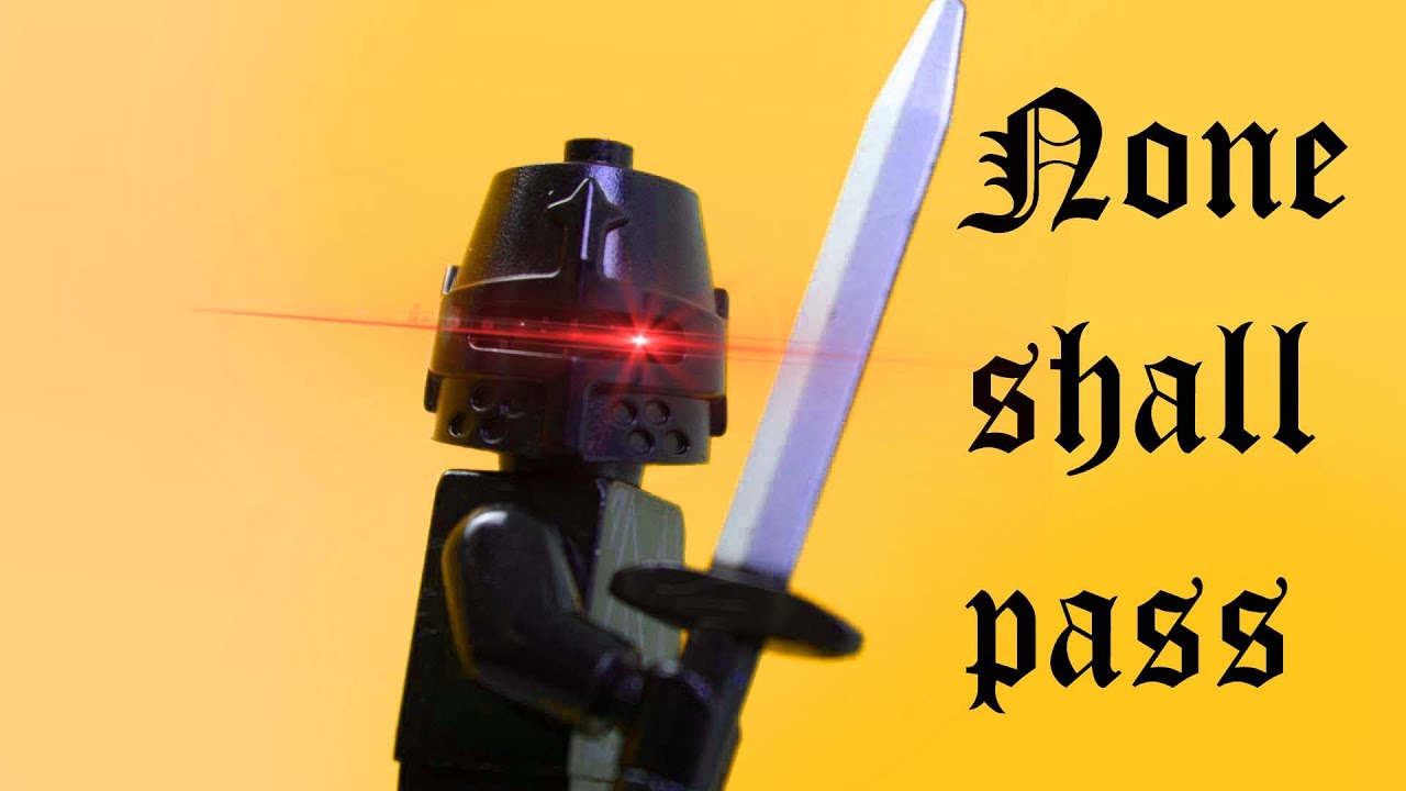 The Black Knight | LEGO Monty Python fan animation - YouTube