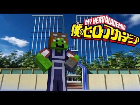 Becoming a HERO in Minecraft's My Hero Academia Mod! (MHA Mod Ep 1 ...