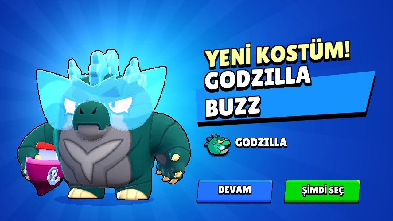 GODZİLLA BUZZ ALIM BRAWL STARS!! - YouTube