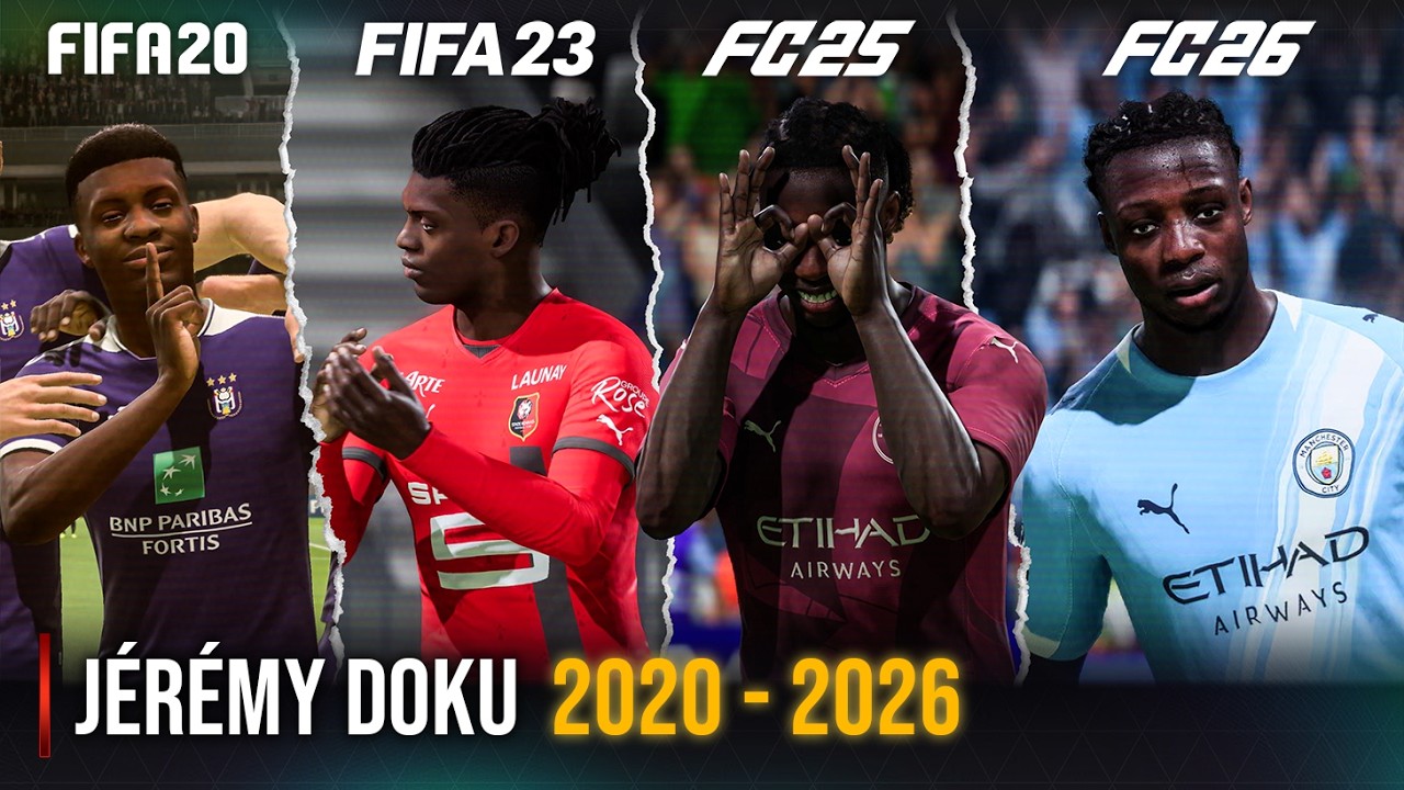 Jérémy Doku Goal In Every FIFA | 2020 - 2026 | - YouTube