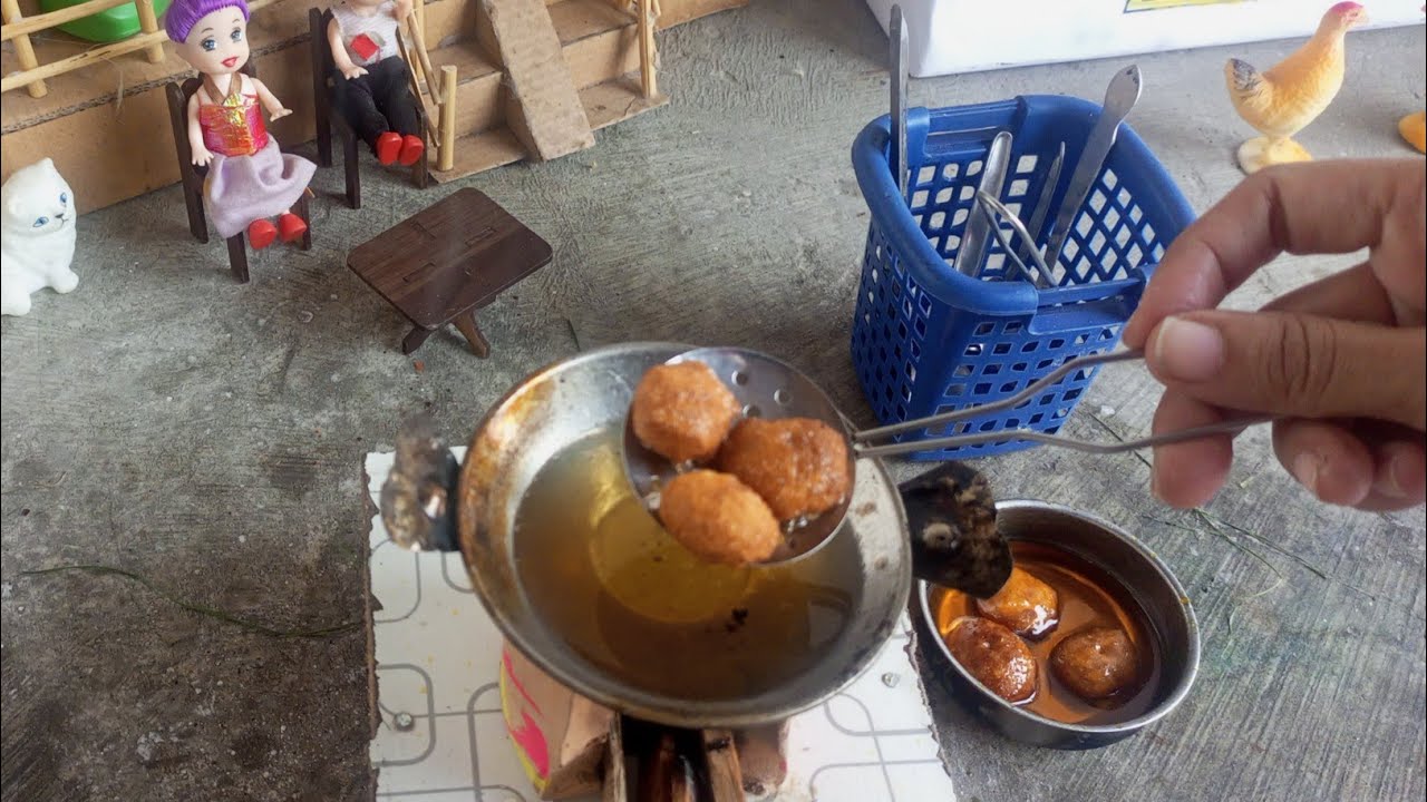 Badusha Badhushahi Recipe Miniature Cooking Mini Food Sweet Youtube
