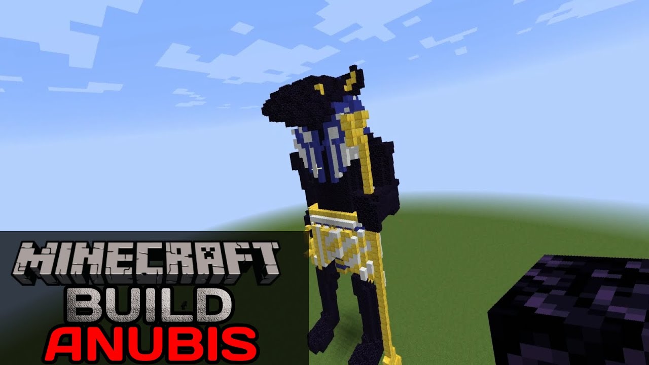Minecraft Build | สร้าง Anubis - YouTube