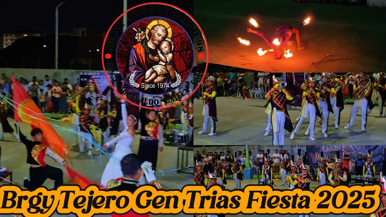 Saint Joseph Band 98 | Brgy Tejero Gen. Trias Fiesta 2025 | Drill ...