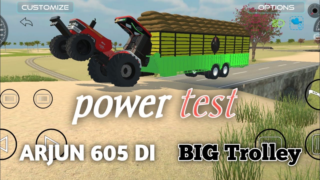 Mahindra Arjun 605 full modified tractor game || Rahul jatt 810 - YouTube