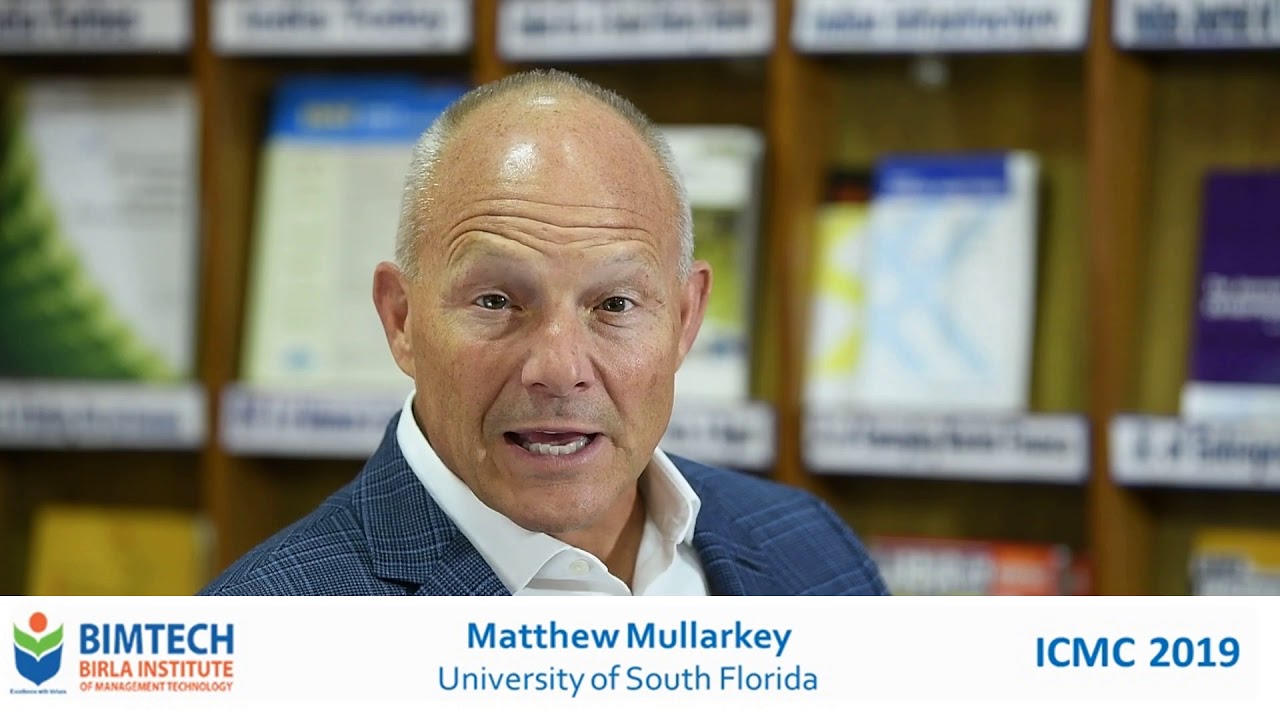 Matthew Mullarkey, University of South Florida sharing his experience ...