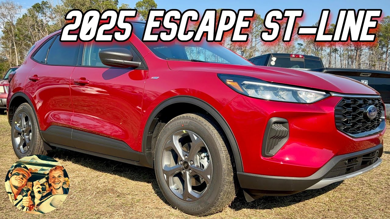 2025 FORD ESCAPE HYBRID ST-LINE IN RAPID RED: UNMATCHED FUEL EFFICIENCY ...