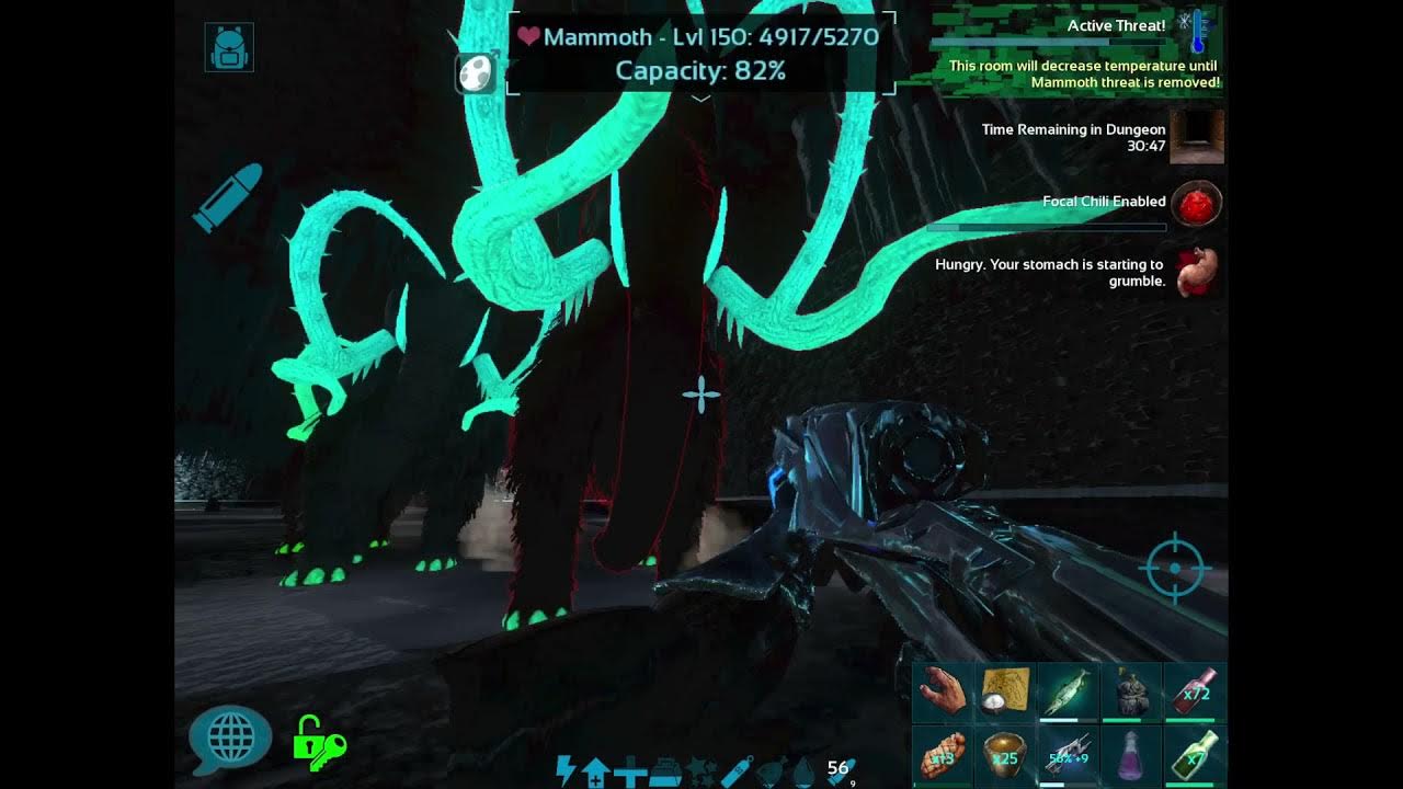 DOING A DUNGEON WITH THE STATS OF A BEACH BOB! [ARK: Survival Evolved ...