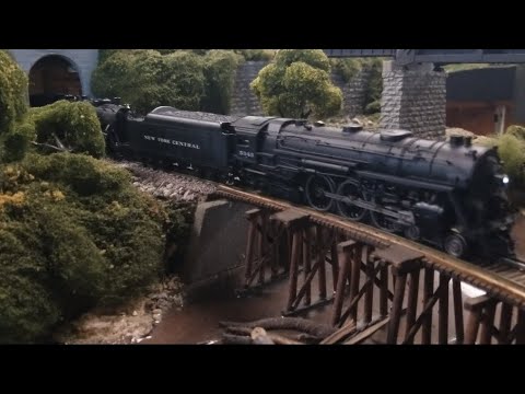 Doubleheader New York Central Steam Entering The Yard, Zane Trace ...