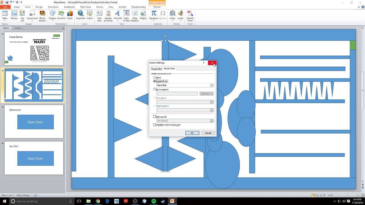 PowerPoint Game Maze - YouTube