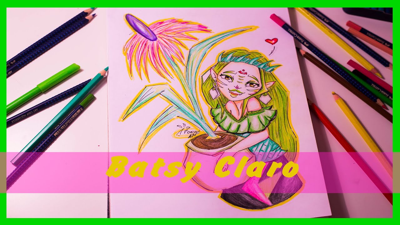 Рисуем|Монстер Хай|Бетси Кларо ( Monster High| Batsy Claro) - YouTube
