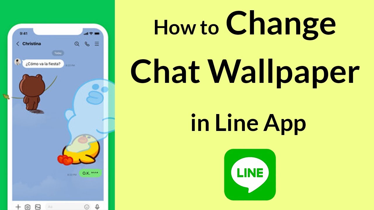 How to Change Chat Wallpaper in Line App? - YouTube