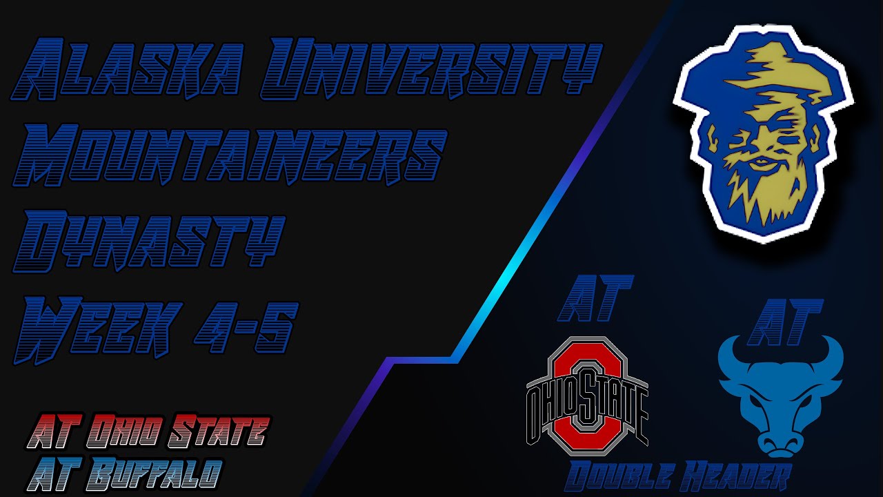 Double Header AT OSU & Buffalo... - CFB 25 Alaska University ...