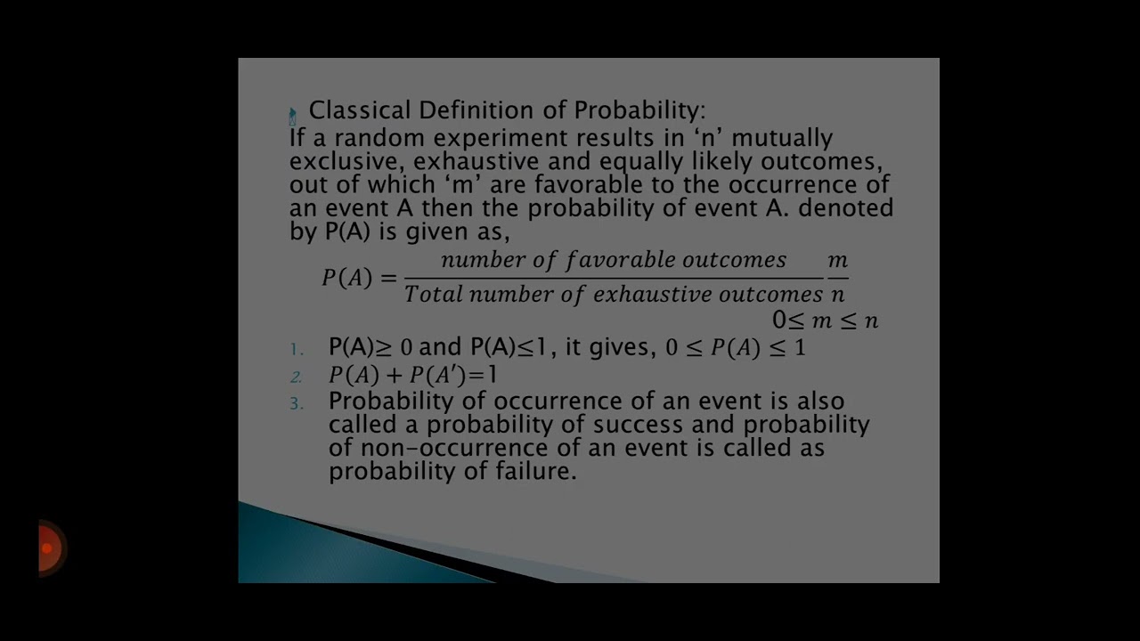 Probability FYBSC CS Stat - YouTube